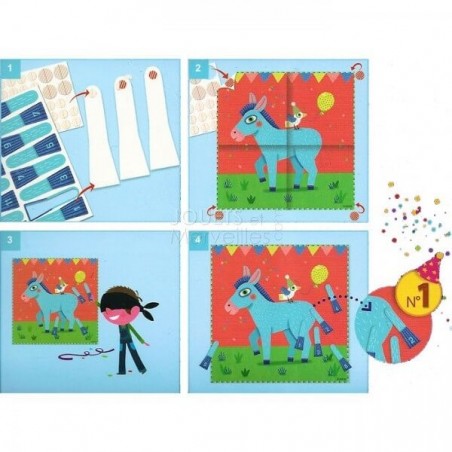 Jeu de la queue de l'âne Hi Han Djeco - Jeux d'anniversaire